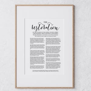 LDS Proclamation Bundle | the Living Christ | Family Proclamation ...