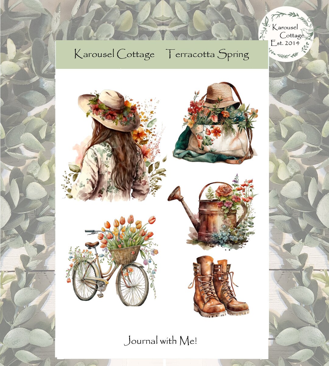 Journal Stickersplanner Stickerswhimsical Stickersjunk Journal Stickers ...