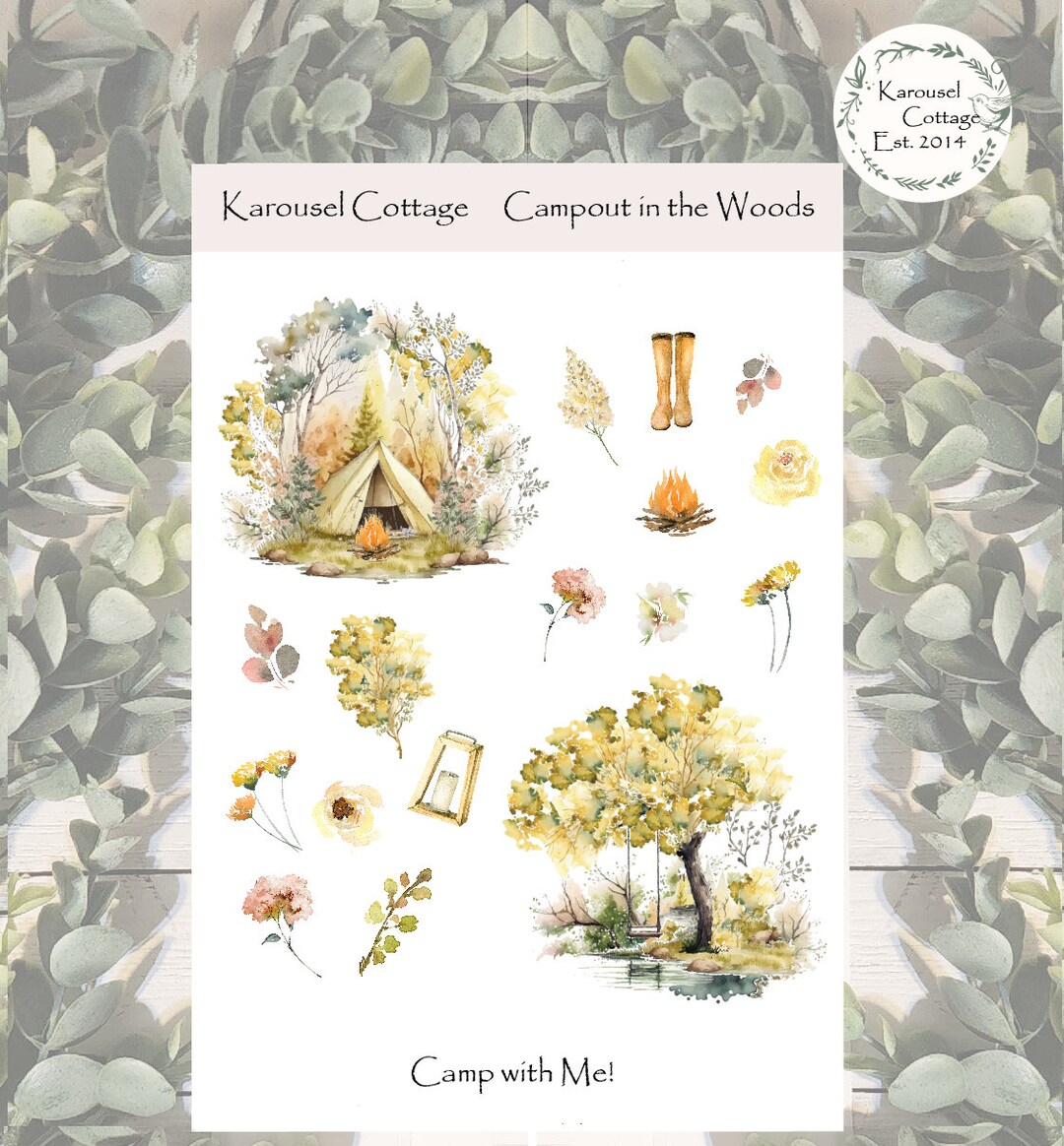 Journal Stickersplanner Stickerswhimsical Stickersjunk Journal Stickers ...