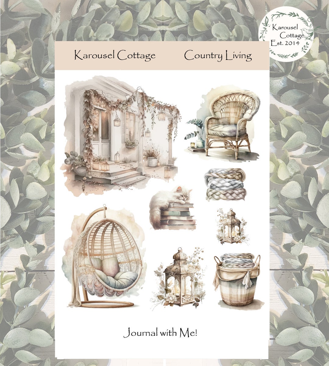 Journal Stickersplanner Stickerswhimsical Stickersjunk Journal Stickers ...