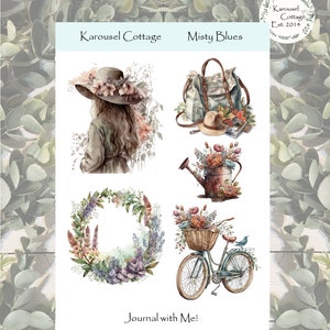 Journal Stickersplanner Stickerswhimsical Stickersjunk Journal Stickers ...