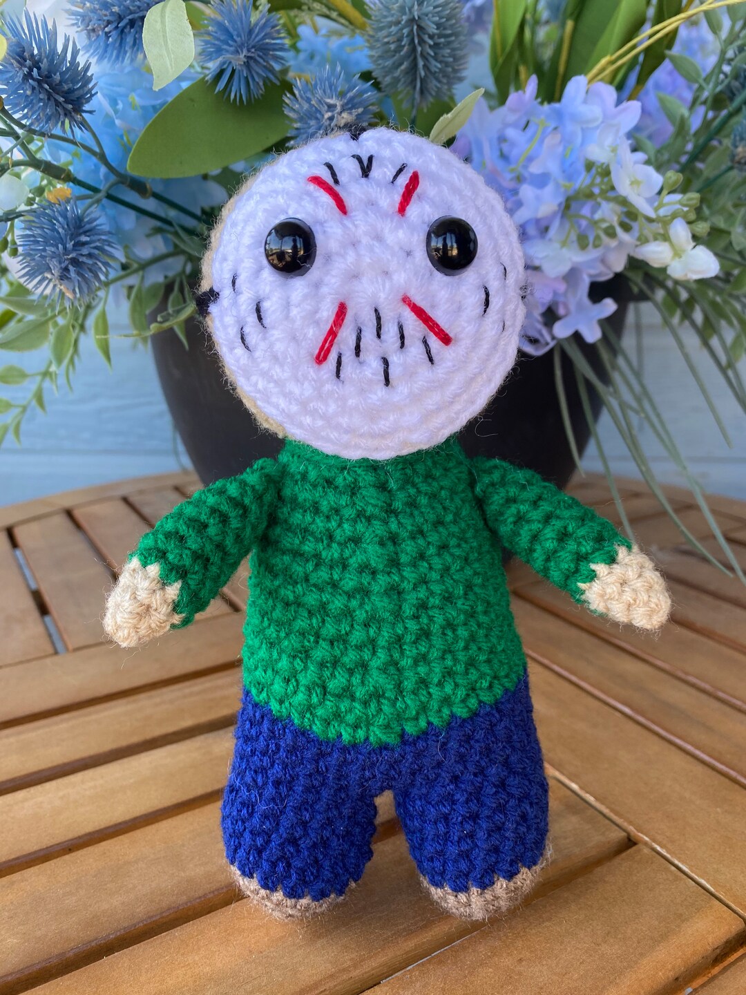 Handmade Crochet Amigurumi Jason Voorhees - Etsy