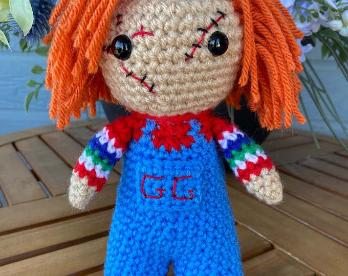 Handmade Crochet Amigurumi Chucky - Etsy