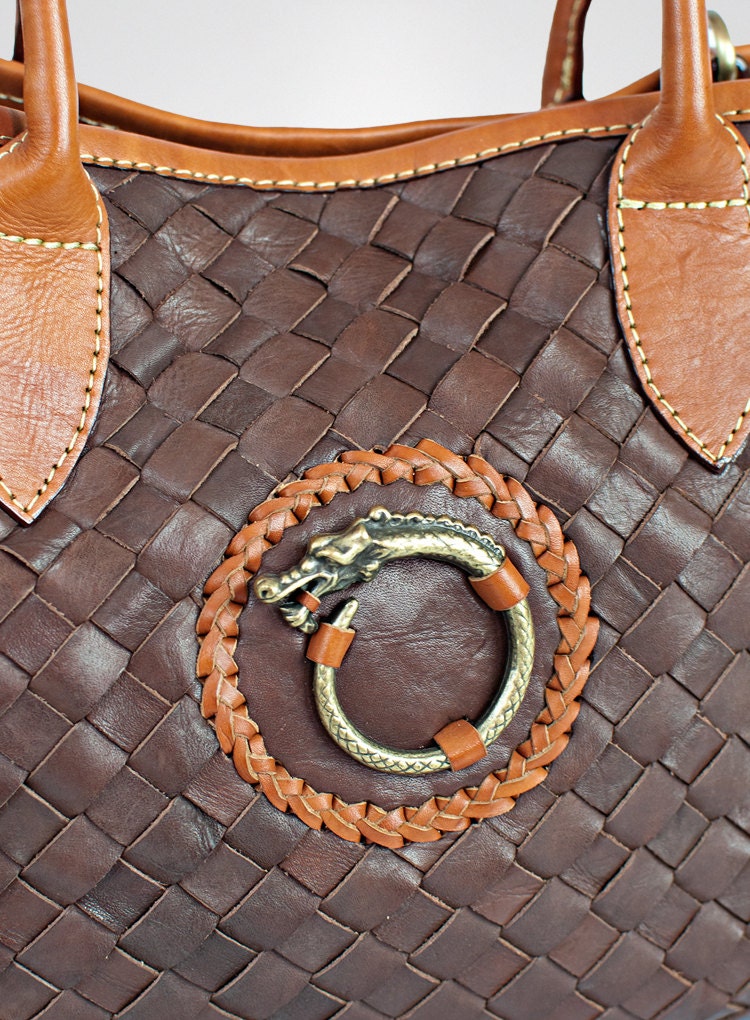 Leather Bags Renaissance Bag Leather Handbags Brown Leather - Etsy