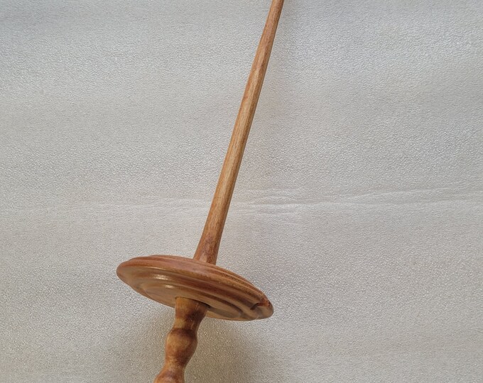 Drop Spindle With Maple Shaft,top Whorl Spindle,handcrafted Curly Maple ...