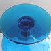Large Blue Blenko Compote 8 1/4 Azure Blenko Pedestal - Etsy