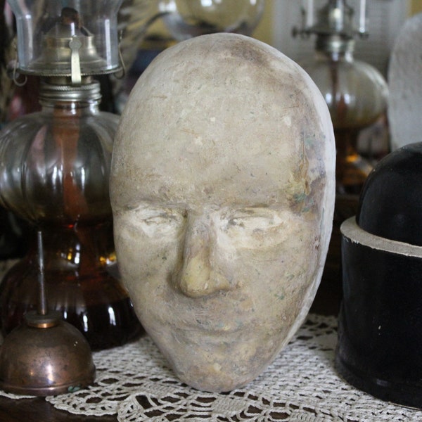 Plaster Head Statue - Etsy