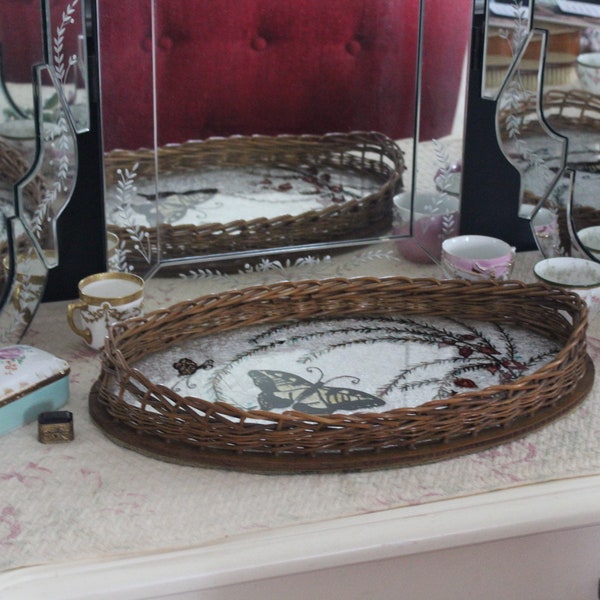 Wicker Vanity Etsy