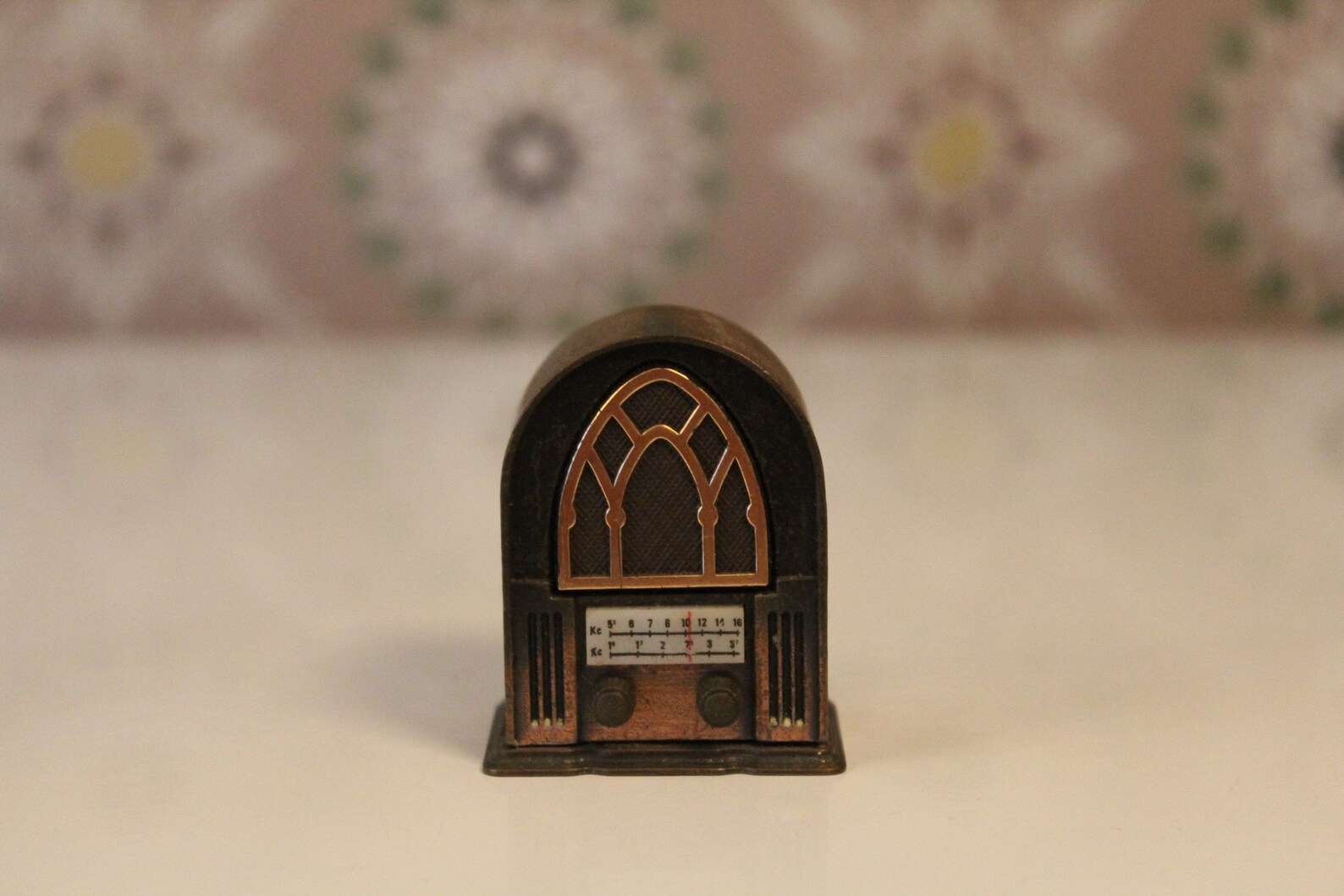 Vintage Miniature Play Me Gothic Arch Radio Pencil Sharpener - Etsy