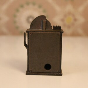 Vintage Play Me Miniature Slot Machine Pencil Sharpener, Die Cast Metal ...