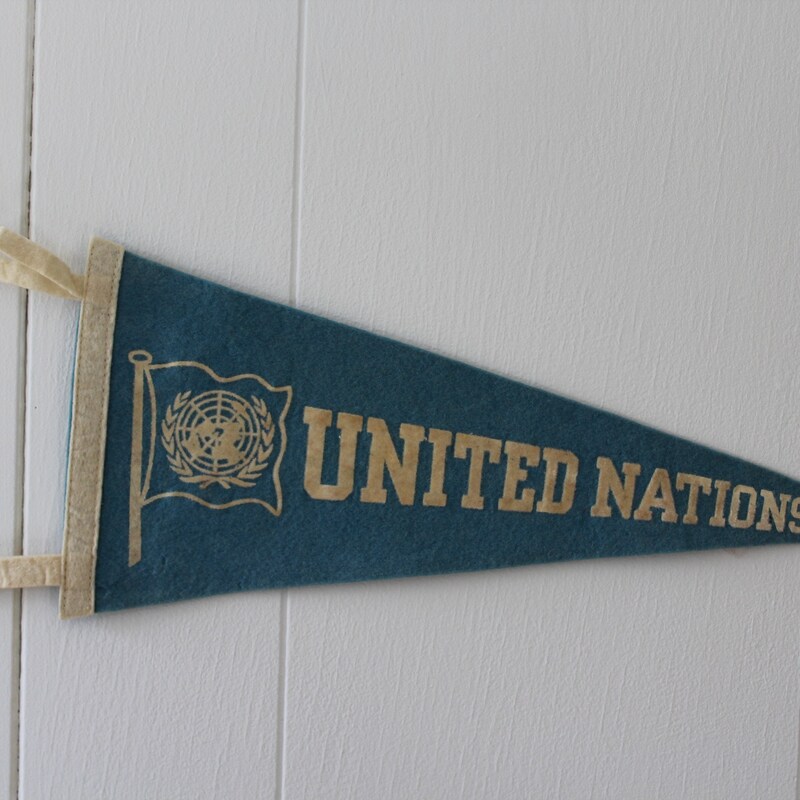 Vintage Felt Pennant - Etsy