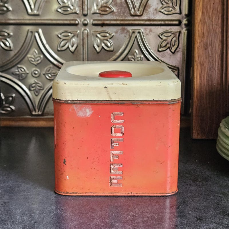 Vintage Coffee Tin - Etsy