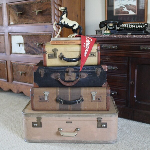Stacking Suitcases - Etsy