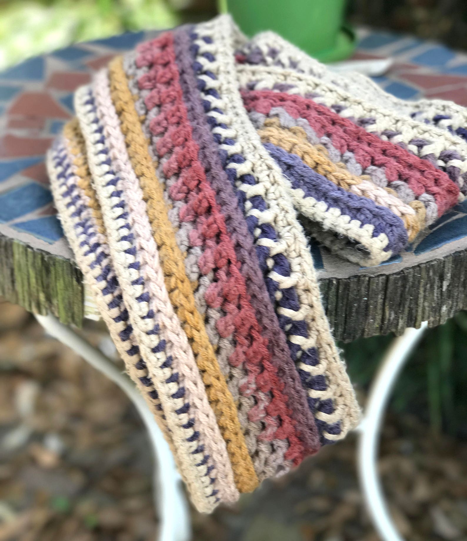 Mandala Centaur Infinity Scarf Lion Brand Yarn Scarf | Etsy