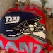 NY Giants C2C Crochet Pattern: Football Graph (digital Download) - Etsy