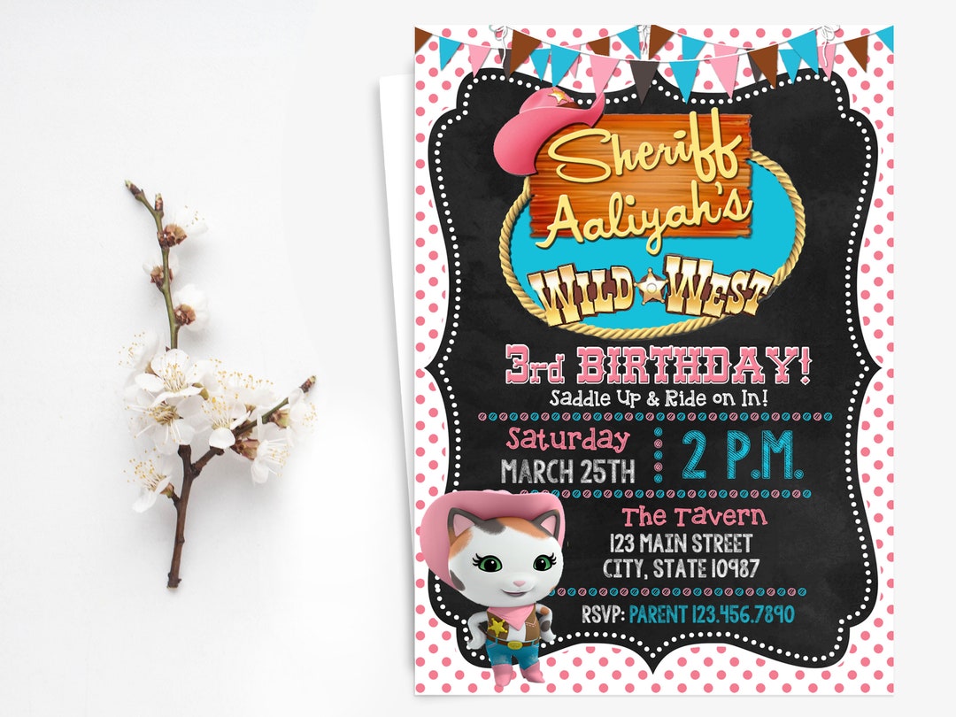 Sheriff Invitation - Etsy