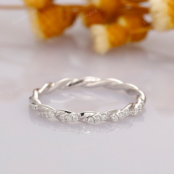 Twisted Wedding Band - Etsy