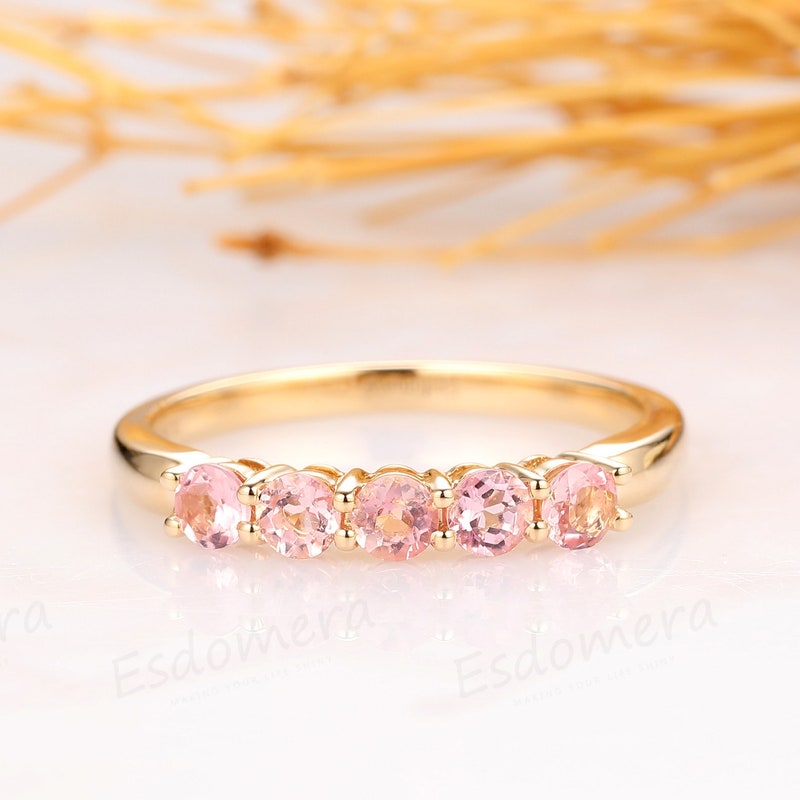 Pink Stone Ring - Etsy