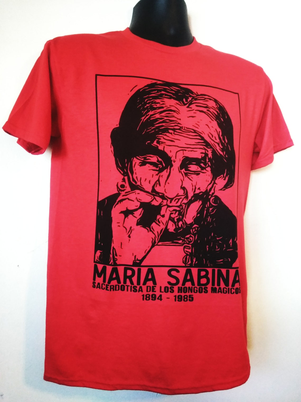 MARIA SABINA, Sacerdotisa De Los Hongos Magicos T-shirt, Sabina Was the ...