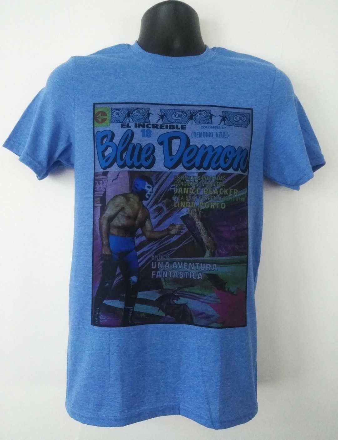 BLUE DEMON T-SHIRT - Etsy