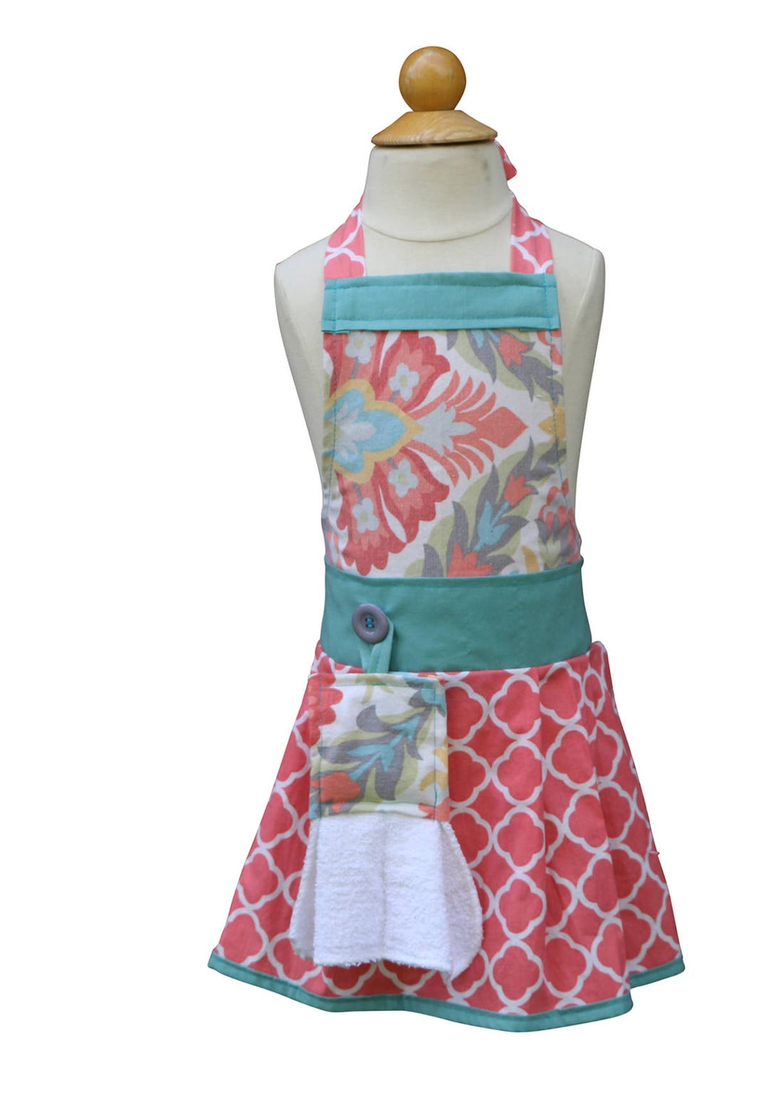 Kitchen Apron, Girls Apron, Kids Apron, Child's Apron, Cooking Apron ...
