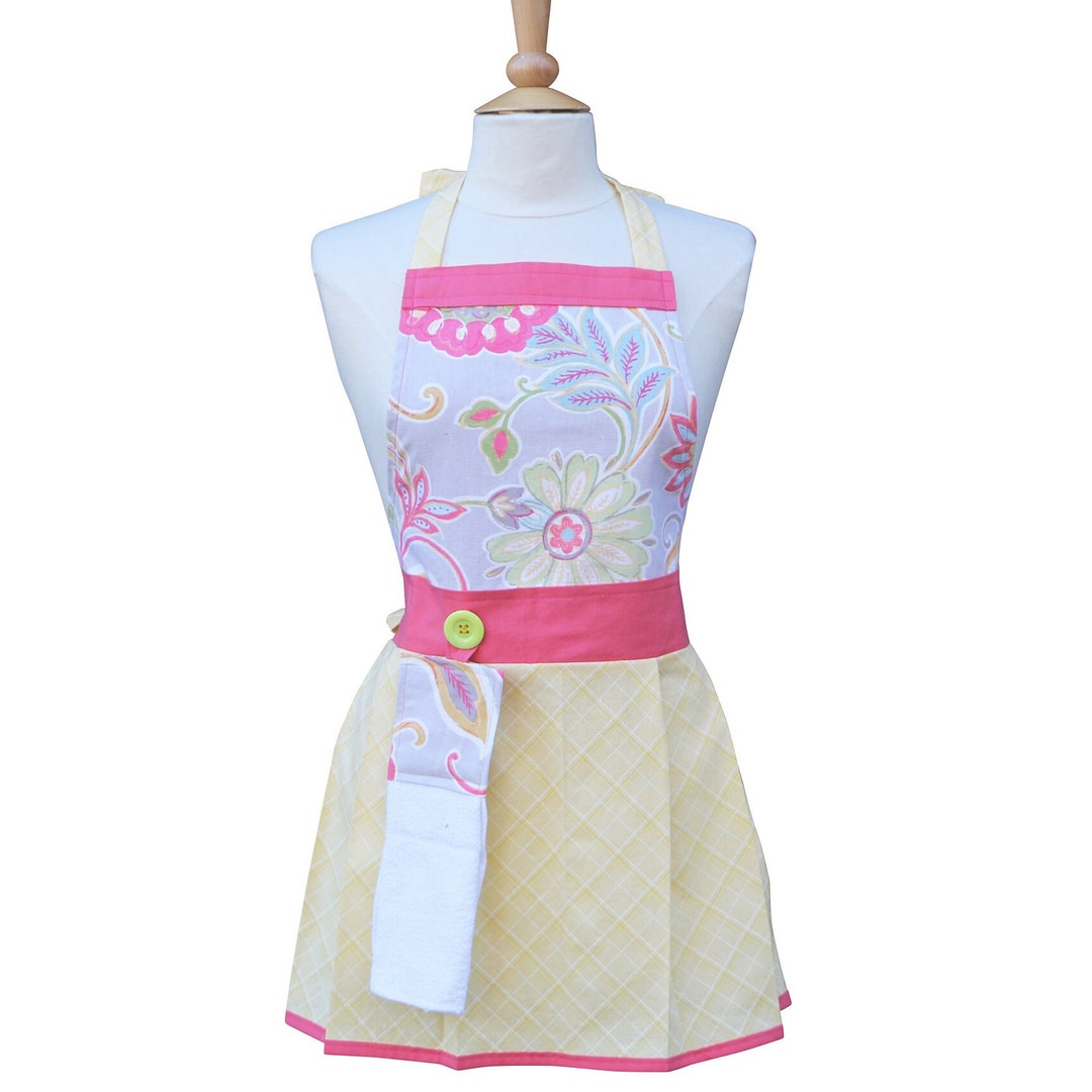Kitchen Apron, Girls Apron, Kids Apron, Child's Apron, Cooking Apron ...