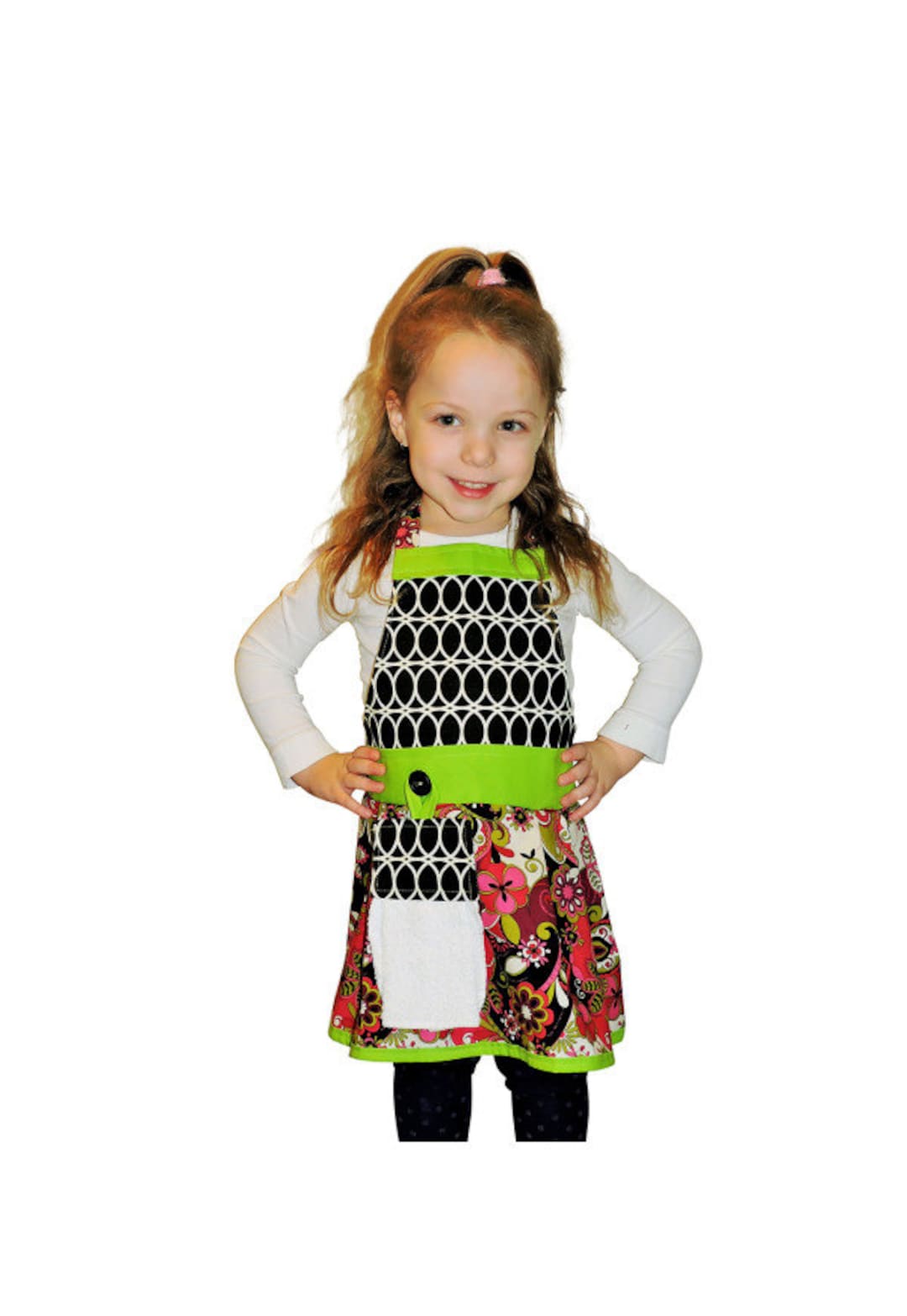 Girls Apron, Cooking Apron. Kitchen Apron, Baking Apron, the Bedford ...