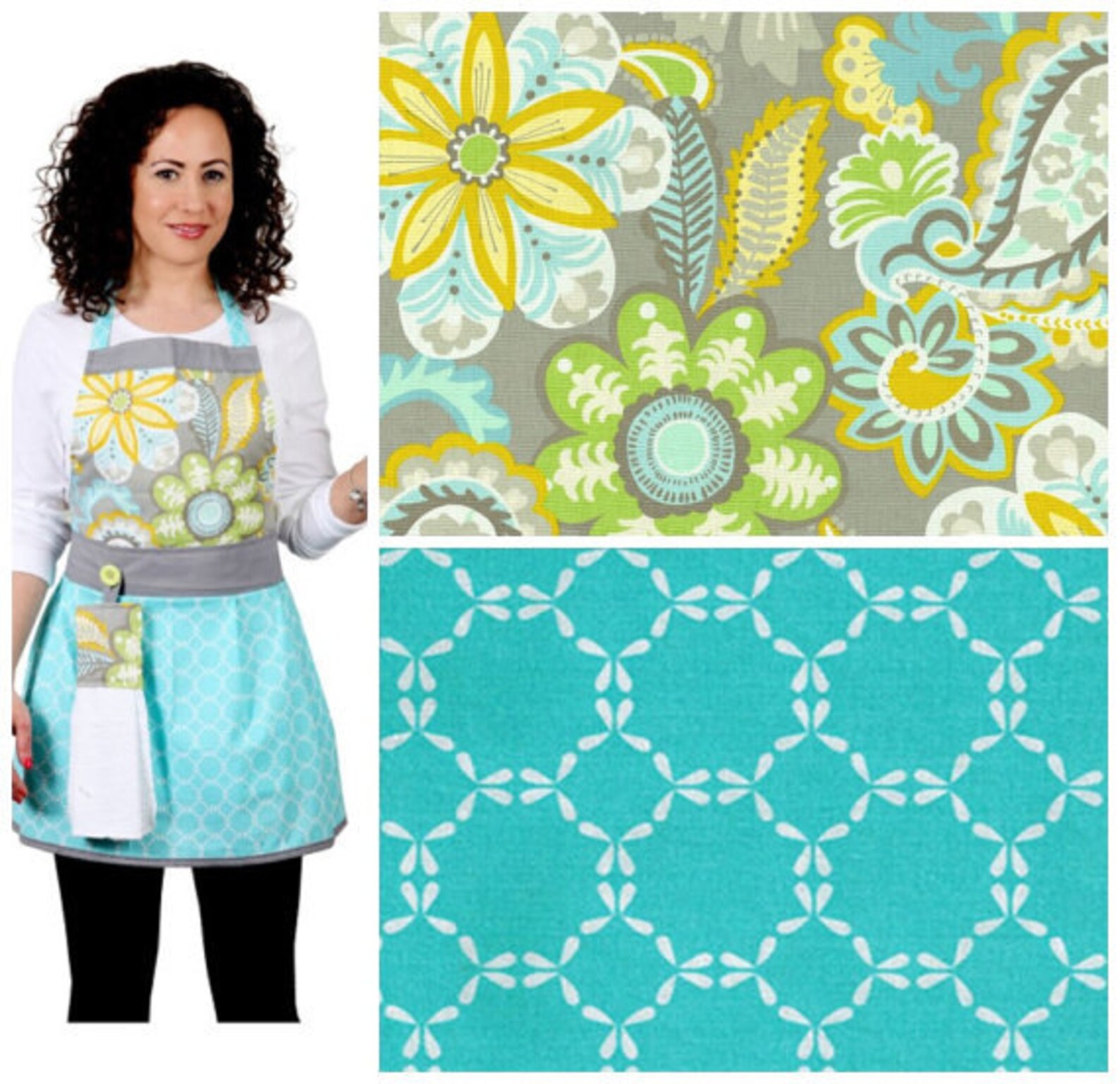 Girl's Cooking Apron, Mother Daughter Aprons, Baking Apron, the Bedford ...