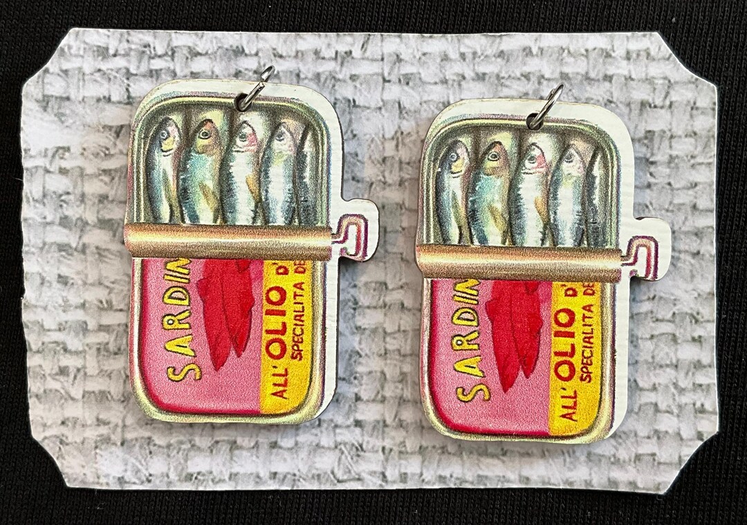 Charms Sardine Tin Quirky Fun Different Jewellery Making/creating ...