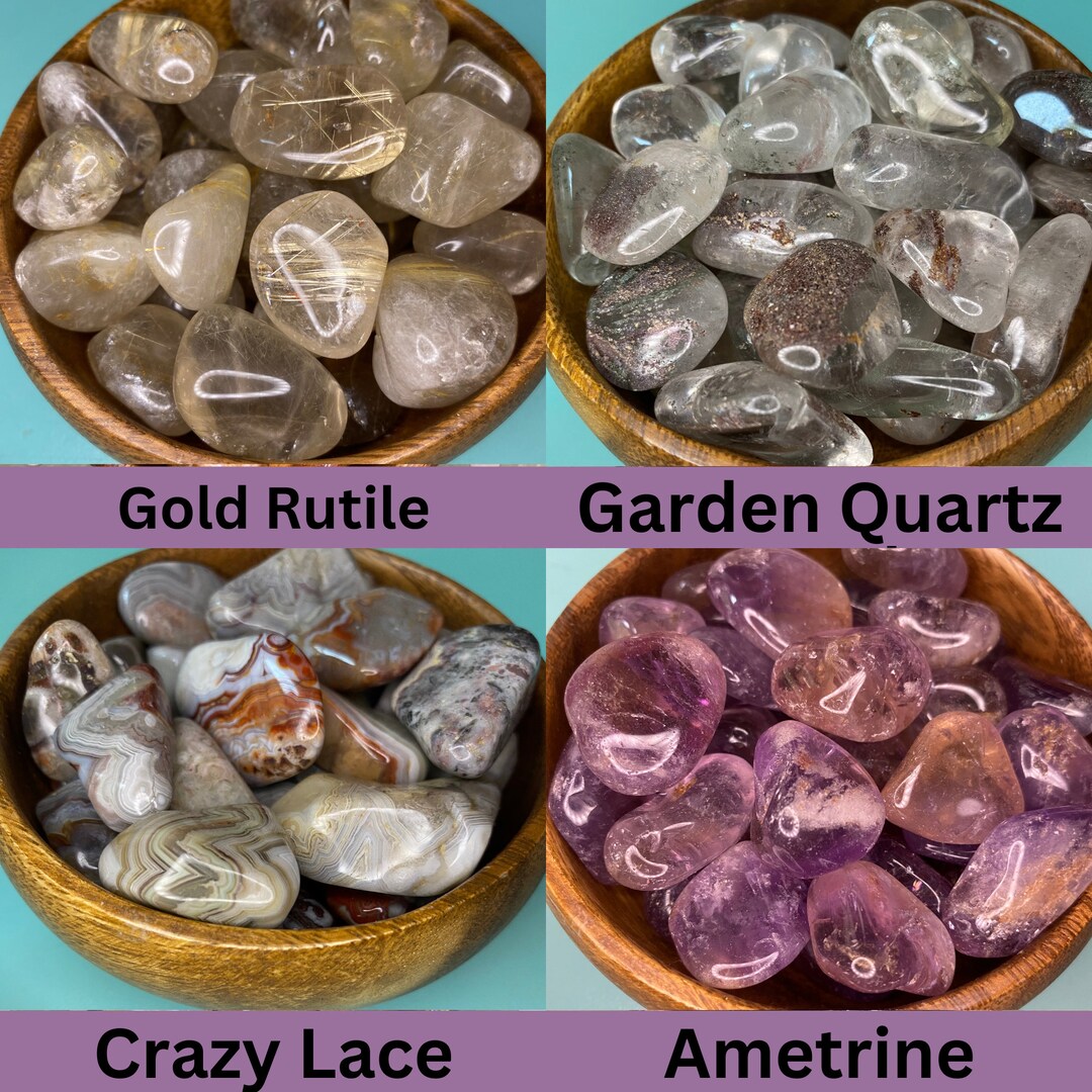 Affordable Dollar Crystals Tumble Stones Raw Crystals Healing Crystals ...