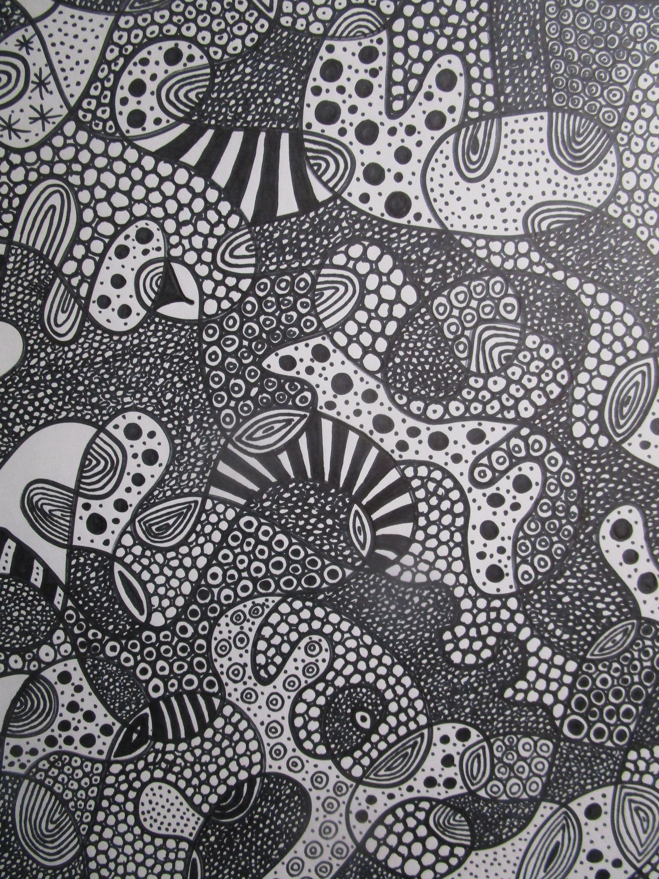 Hand Draw Doodle Art Abstract Modern Sign by the Artist Marek Bacik 24 ...