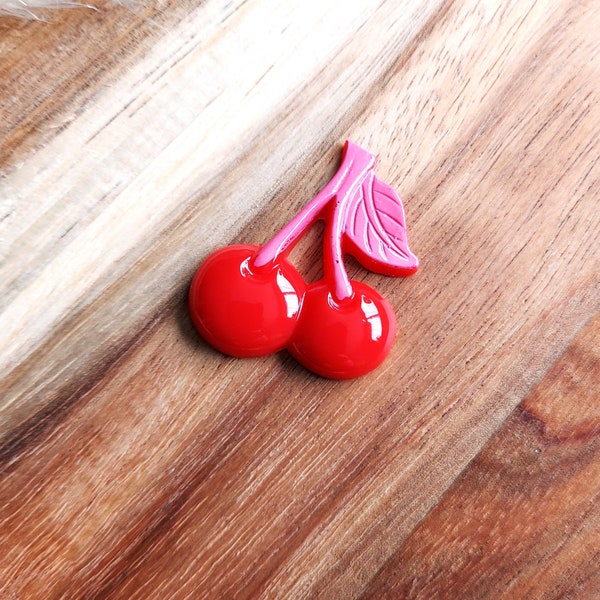 Cherry Brooch - Etsy