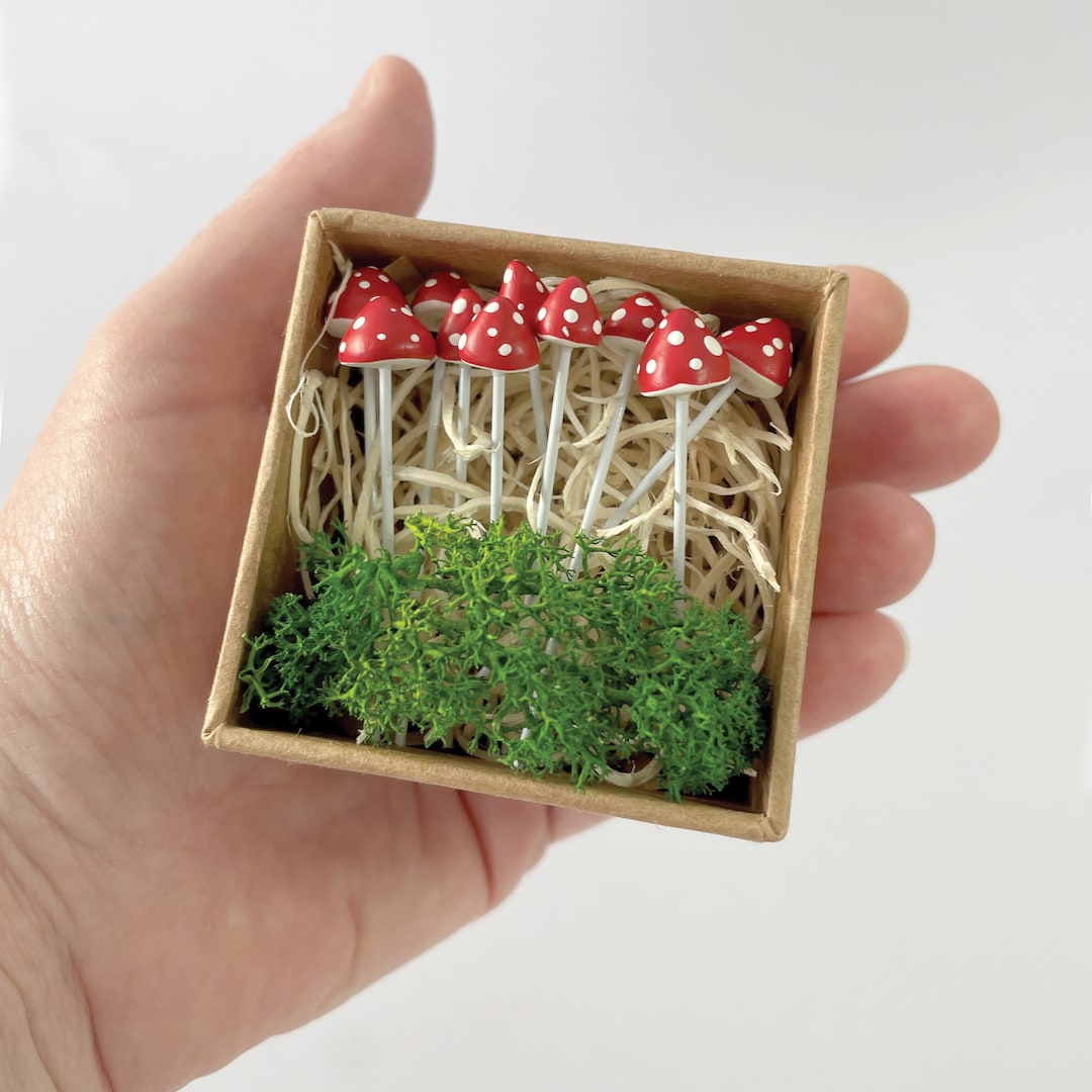 10 Toadstools - Fairy Garden Accessory - Etsy