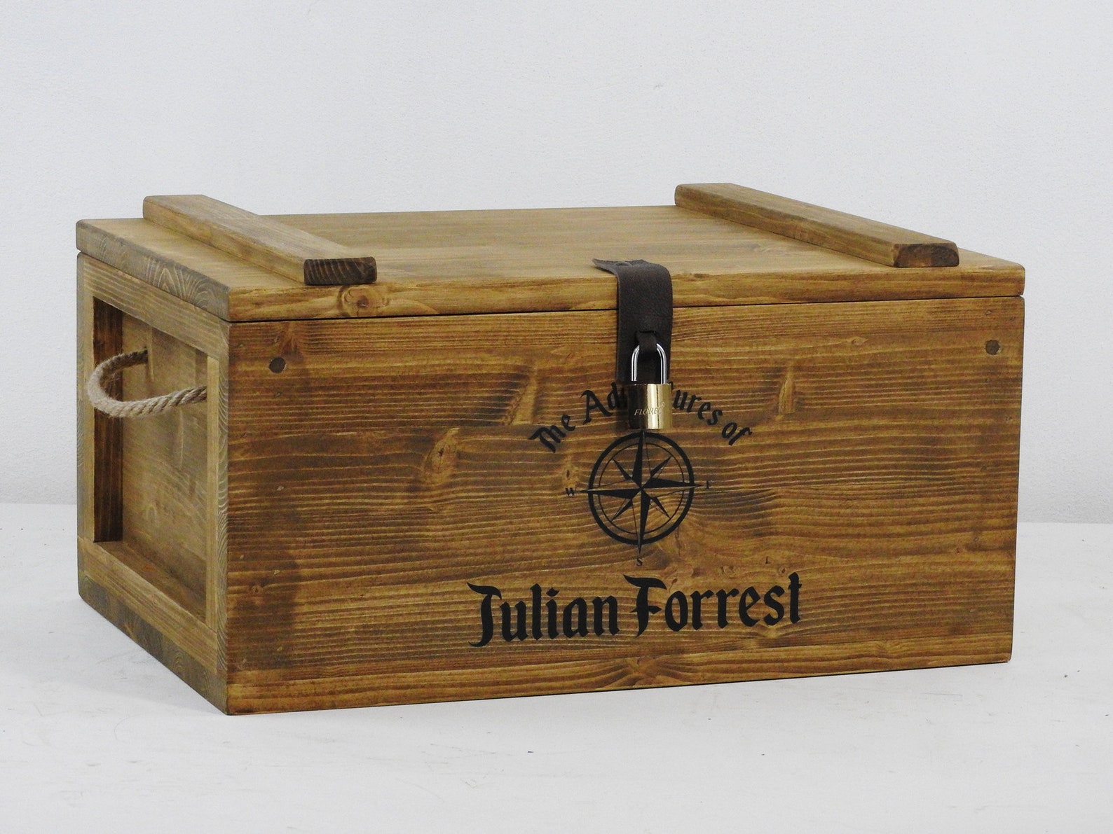 Big Keepsake Box Wood Gift Box Treasure Chest Memory Box - Etsy