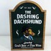 Bar Sign With Dog Portrait, Painted English Pub Sign, Bar Decor ...