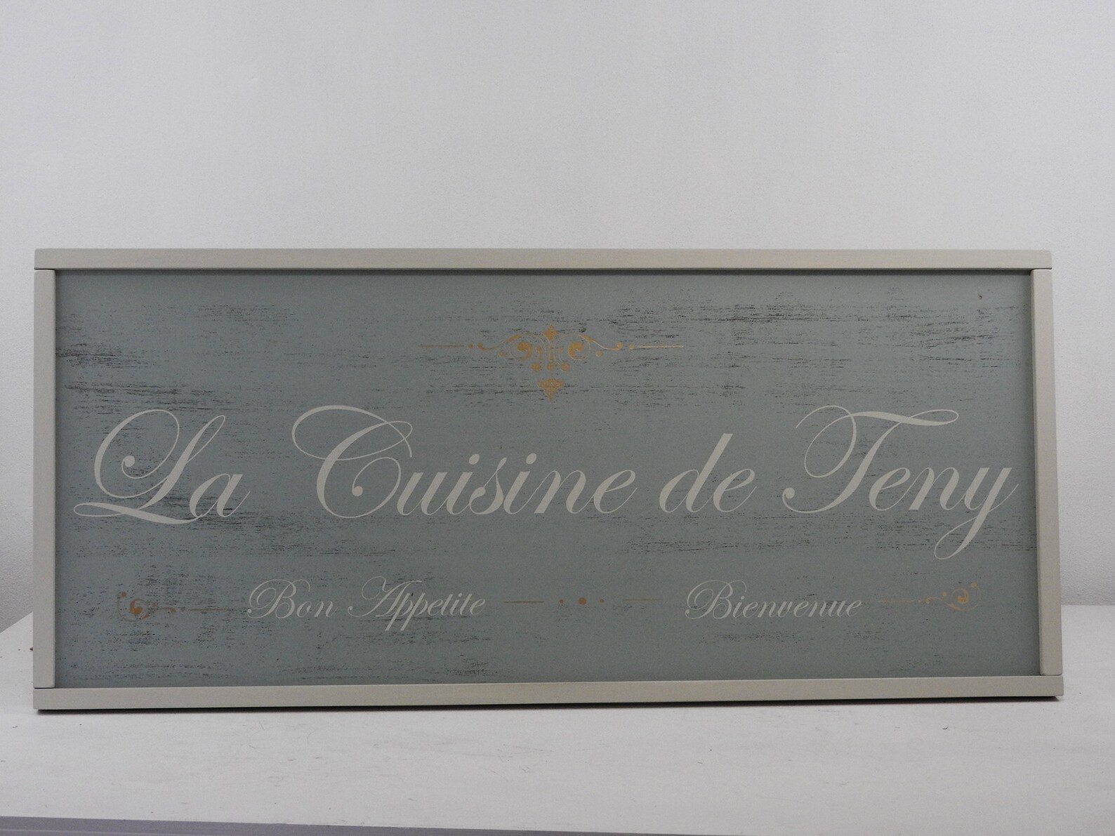 Large Kitchen Sign Vintage Farmhouse Decor Personalised Old - Etsy