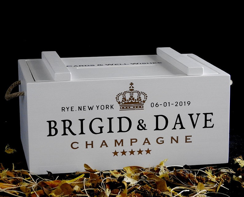 Wedding Card Box in White Keepsake Box Wedding Card Holder - Etsy UK