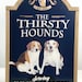 Bar Sign With Dog Portrait, Painted English Pub Sign, Bar Decor ...
