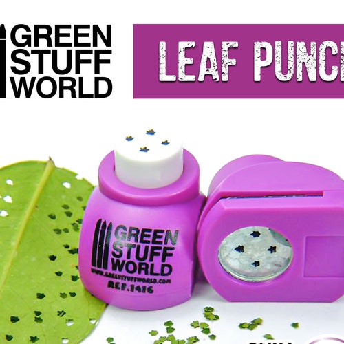 Miniature LEAF PUNCH Medium Purple Leave Maker Dioramas - Etsy
