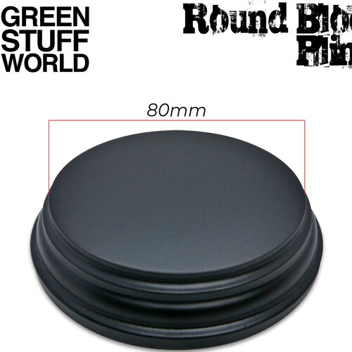 Round Top Display Plinth 8cm Base Figures Miniatures Scenery - Etsy