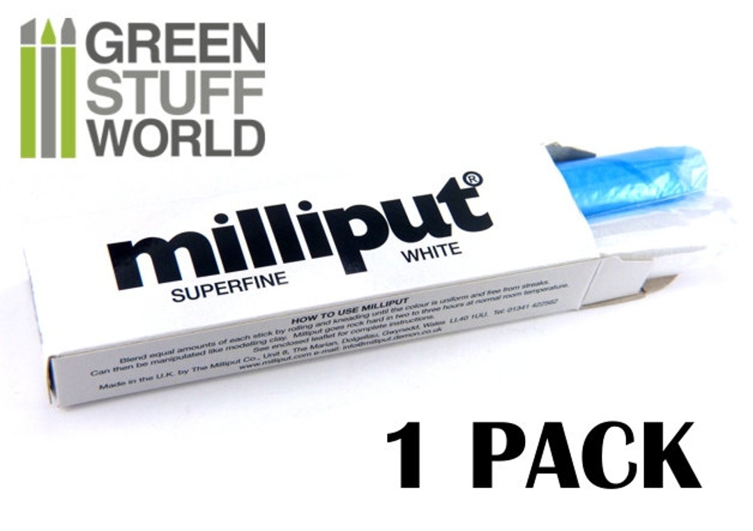 Milliput Super Fine White Epoxy Putty 4oz 113.4 G - Etsy