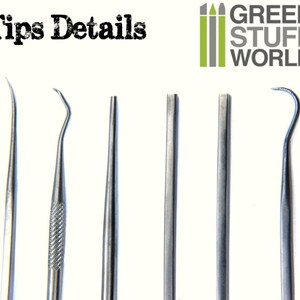 6x HOOK & PICK Sculpting Tools Dental Probe Scaler Green | Etsy