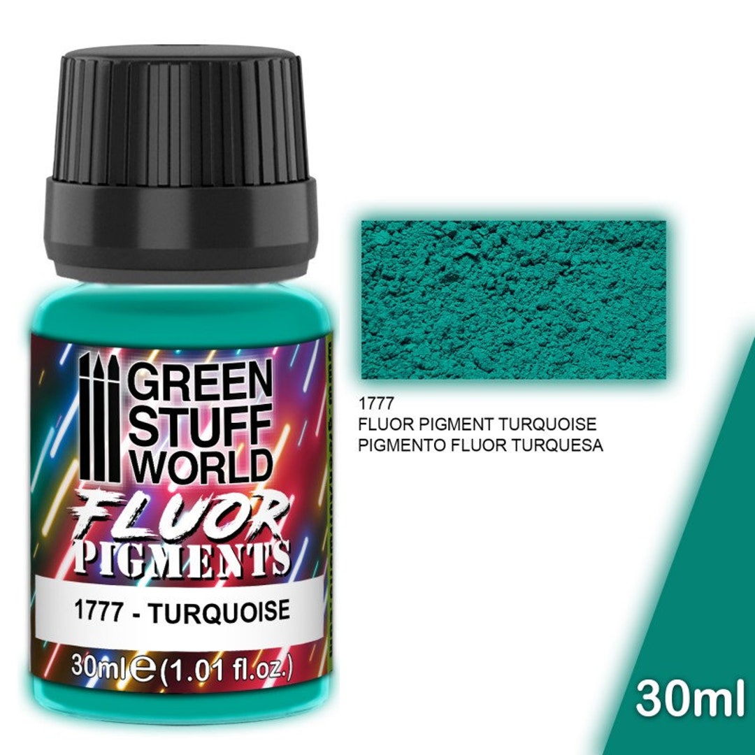 Pigment FLUOR TURQUOISE - Paint Effect Hobby Miniatures Compatible With ...