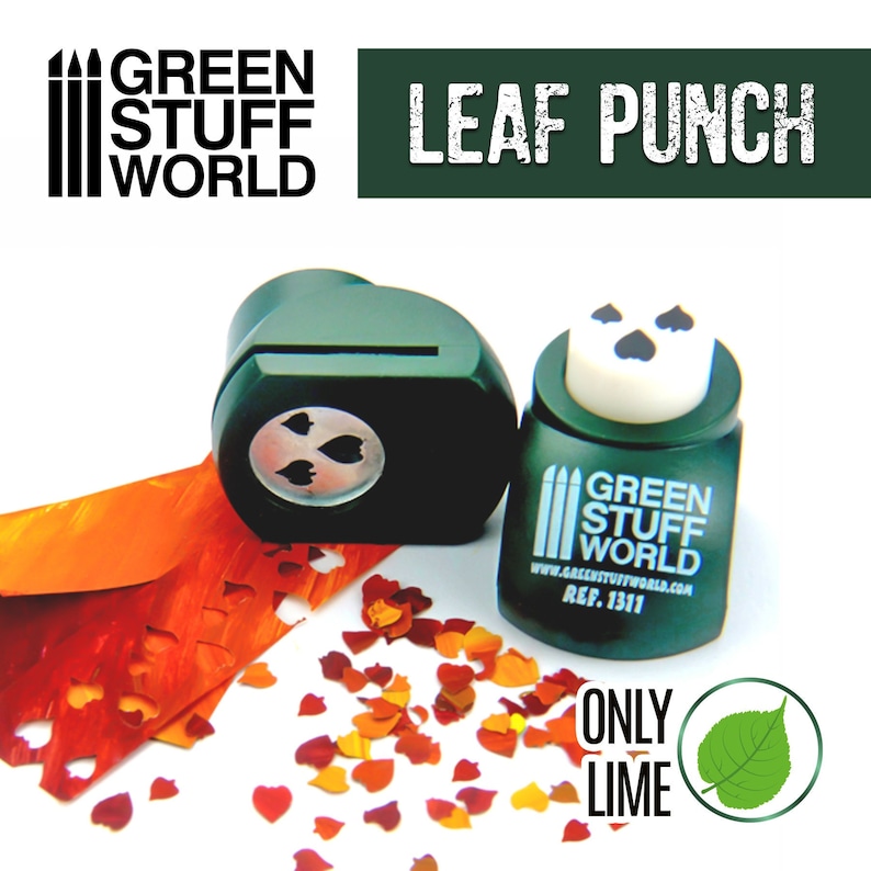 Miniature Leaf Punch DARK GREEN - Leave Maker Perfect Leaves for Your ...