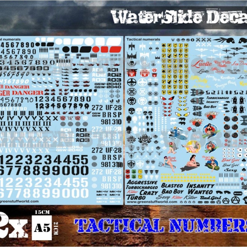 Sets 5 Mission Decals - Etsy Canada