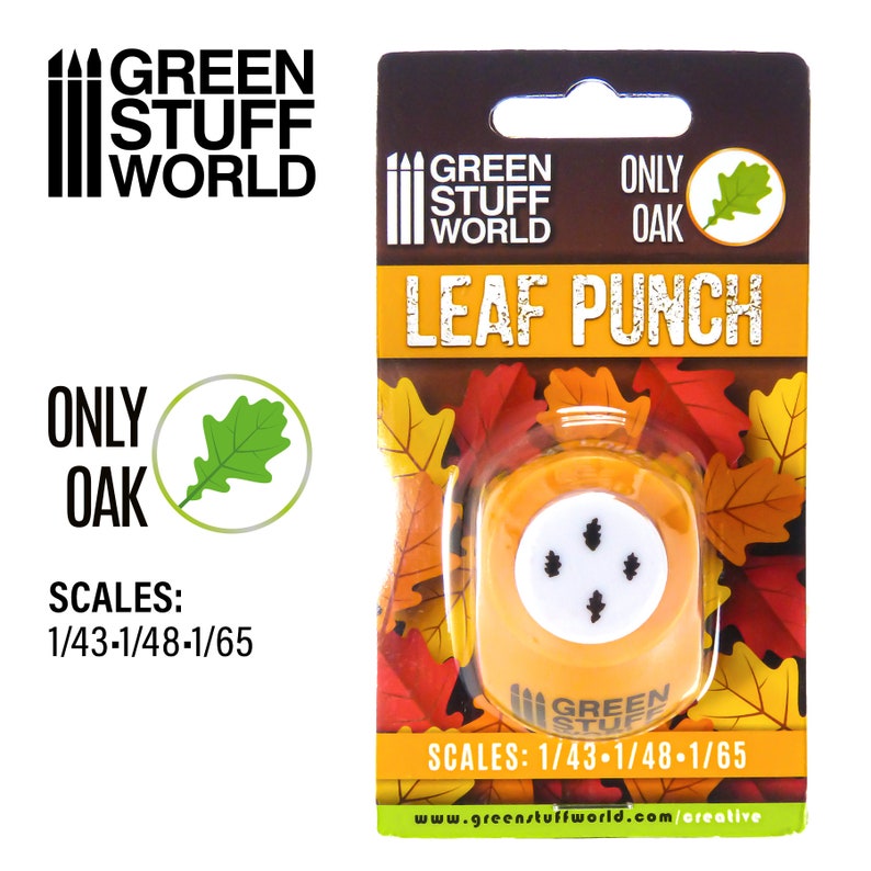Miniature Leaf Punch ORANGE - Leave Maker Perfect Leaves for Your ...
