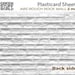 ABS Embossed Plasticard - ROUGH ROCK Wall - Dressed Stones Bricks ...