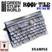Miniature Roof TILE Punch DARK GREY - Dioramas Scenery Models Modelling ...