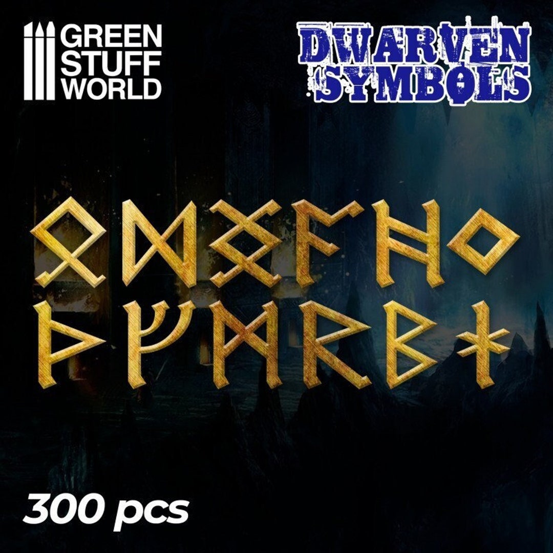 Dwarven Runes and Symbols Warhammer Hobby GSW - Etsy Australia