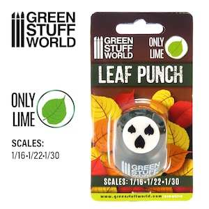 Miniature Leaf Punch DARK GREEN - Leave Maker Perfect Leaves for Your ...